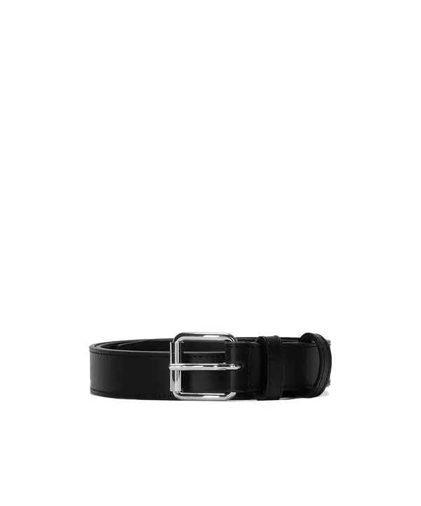 Comme Des Garçons Buckle Fastened Belt - Black