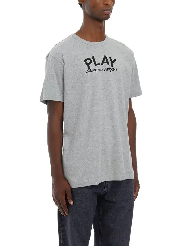 Play Comme Des Garcon Comme Des Garçons Play Logo Printed Crewneck T-shirt