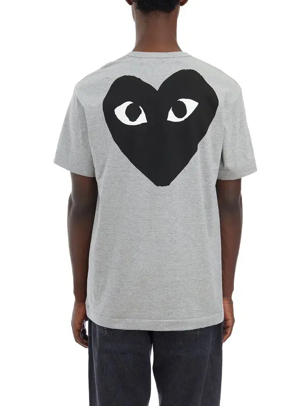 Play Comme Des Garcon Comme Des Garçons Play Logo Printed Crewneck T-shirt