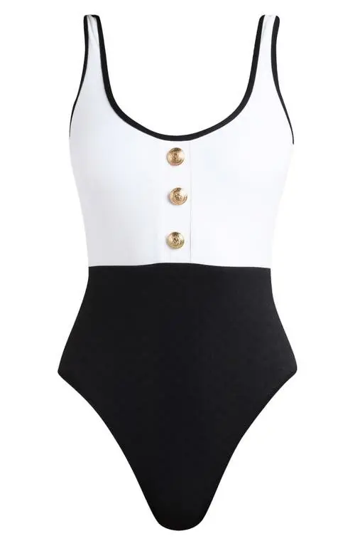 L'Agence Fine Line Mila One-piece Swimsuit
