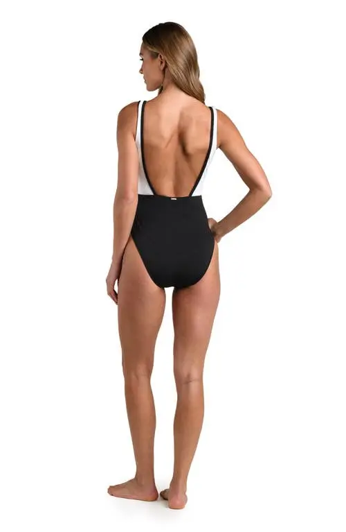 L'Agence Fine Line Mila One-piece Swimsuit