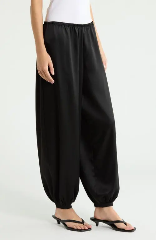 REFORMATION Aven Cuffed Satin Pants