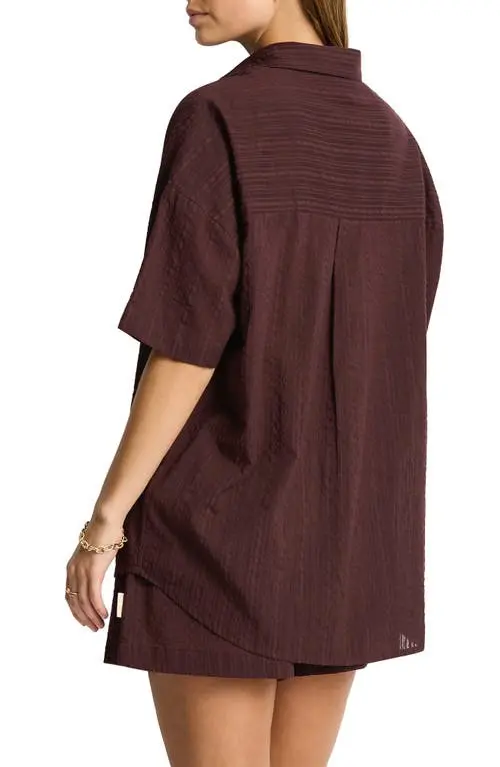 SEA LEVEL Cotton Cover-up Shirt