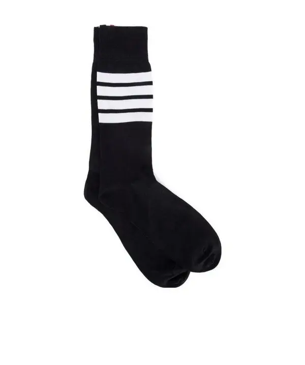 Thom Browne 4-bar Crew Socks - Black
