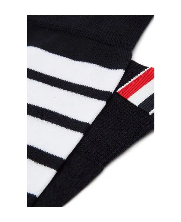 Thom Browne 4-bar Crew Socks - Black