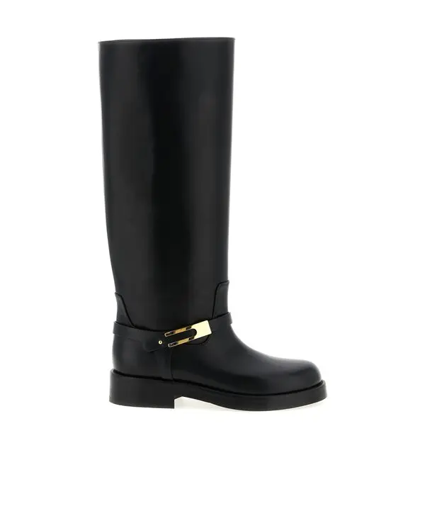Elisabetta Franchi Round-toe Boots - Black