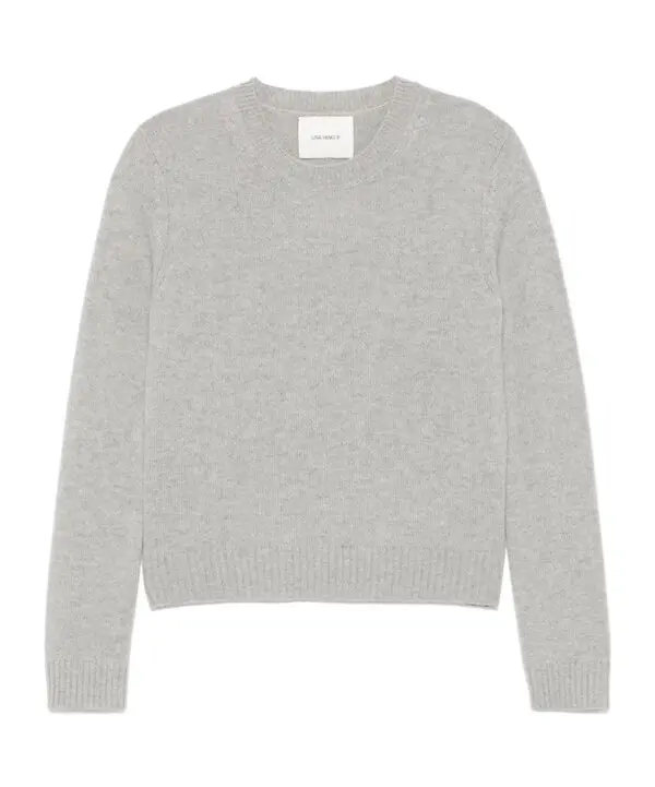 LISA YANG Mable Crewneck Sweater - Gray