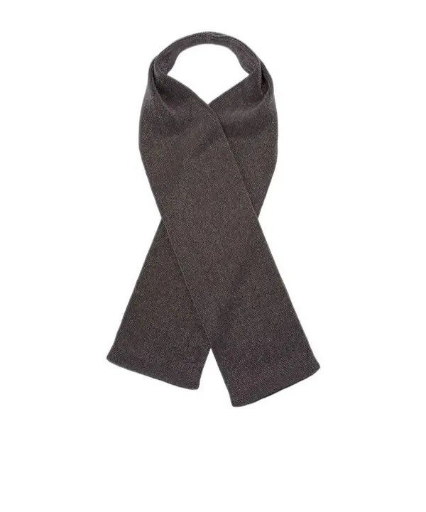 Brunello Cucinelli Metallic-detail Scarf - Black