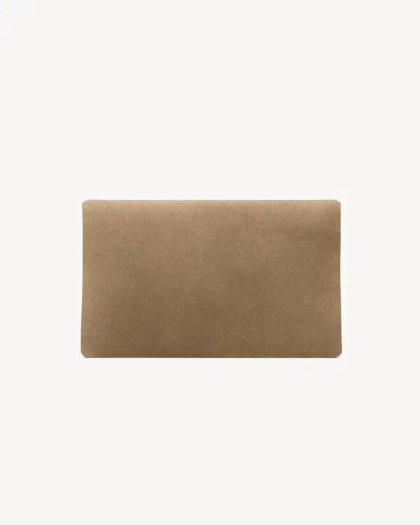 Saint Laurent Cassandre Large Suede Envelope Bag