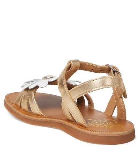 POM D'API Plagette Big Flo Leather Sandals