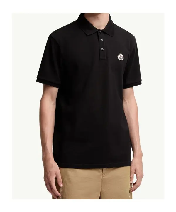 Moncler Logo Patch Short-sleeved Polo Shirt