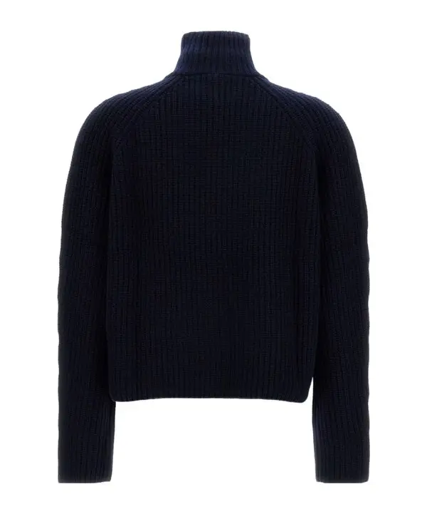 LISA YANG High-neck Zip Cardigan