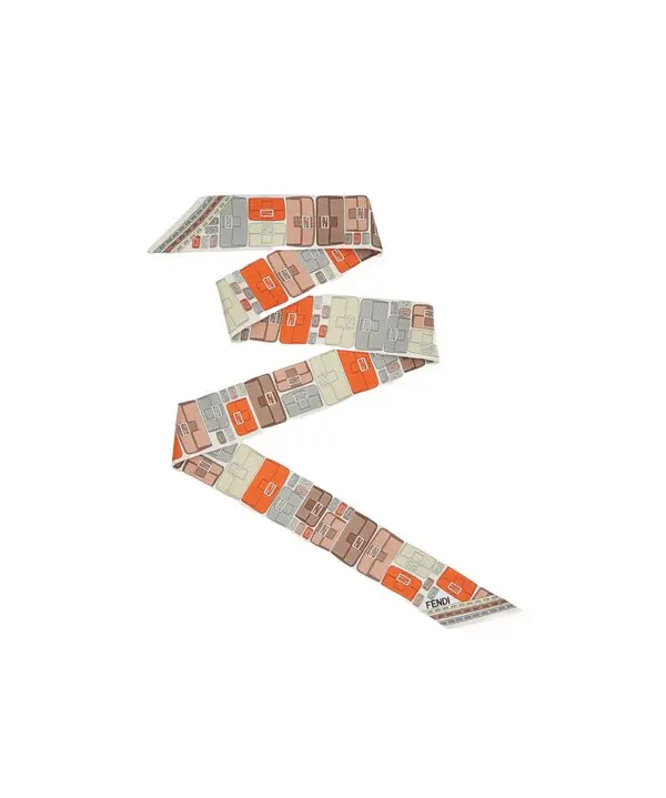 Fendi Patterned Wrappy Scarf
