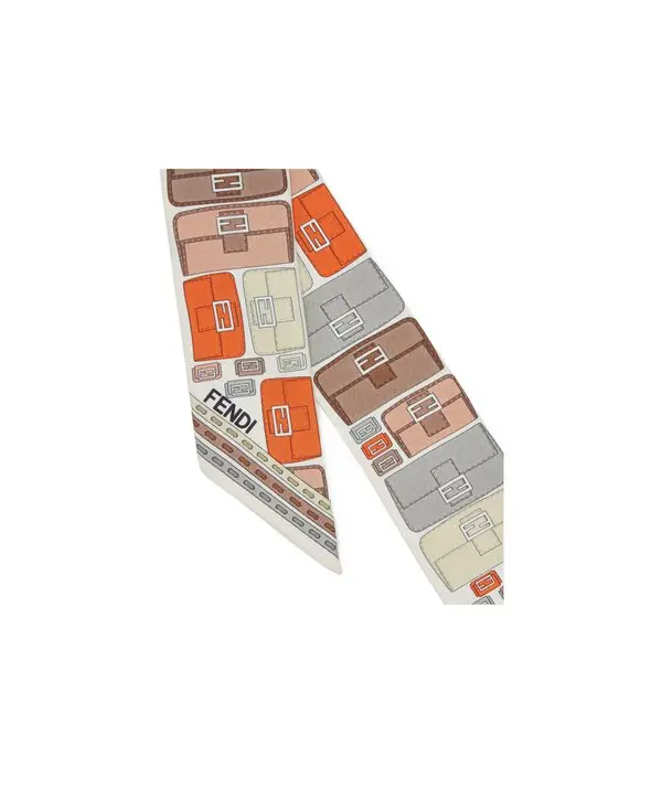 Fendi Patterned Wrappy Scarf