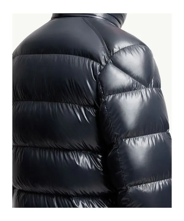 Moncler Maya Zip-up Hooded Jacket - Navy Blue