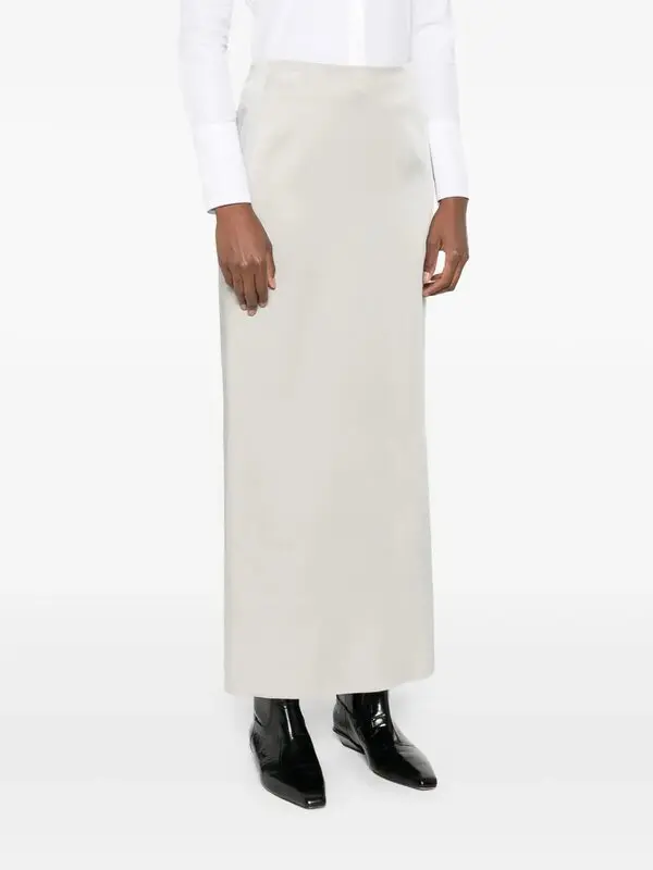 Brunello Cucinelli Straight-hem Midi Skirt