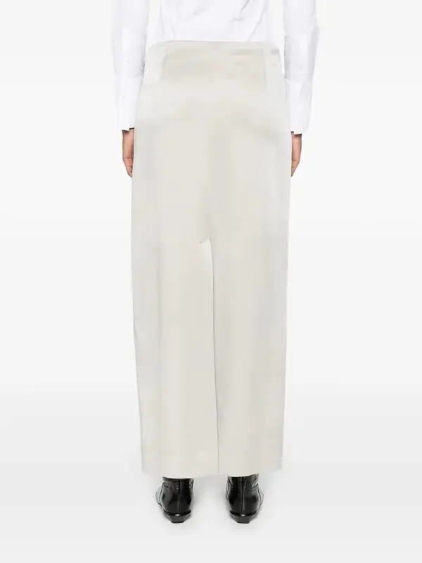 Brunello Cucinelli Straight-hem Midi Skirt