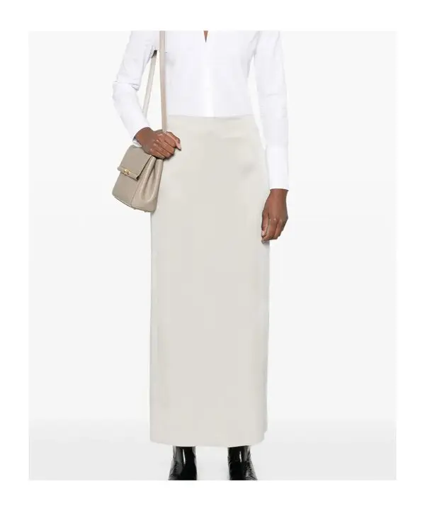 Brunello Cucinelli Straight-hem Midi Skirt