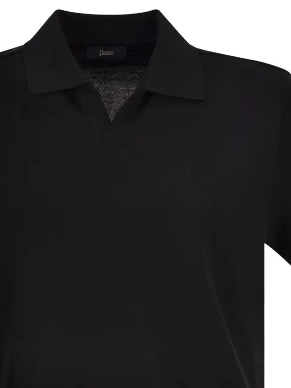 Herno Skipper Open-neck Polo Shirt