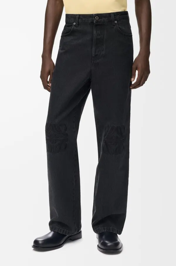 Loewe Anagram Embroidered Jeans