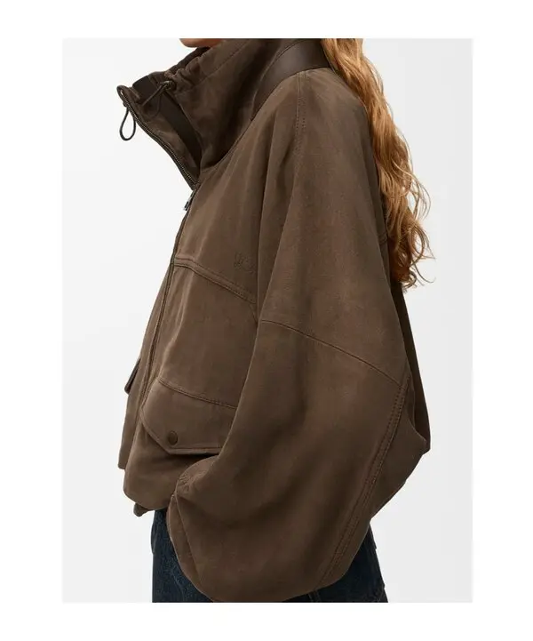 Loewe Suede Zip-up Jacket