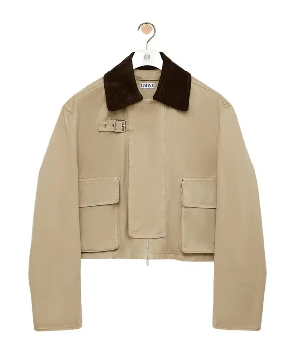 Loewe Buckled Jacket - Light Brown