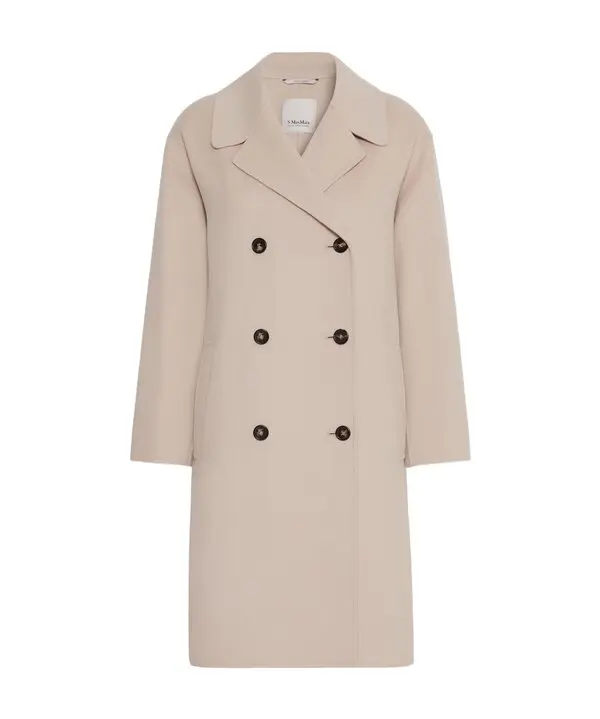 Max Mara Magnolia Double-breasted Coat - Beige