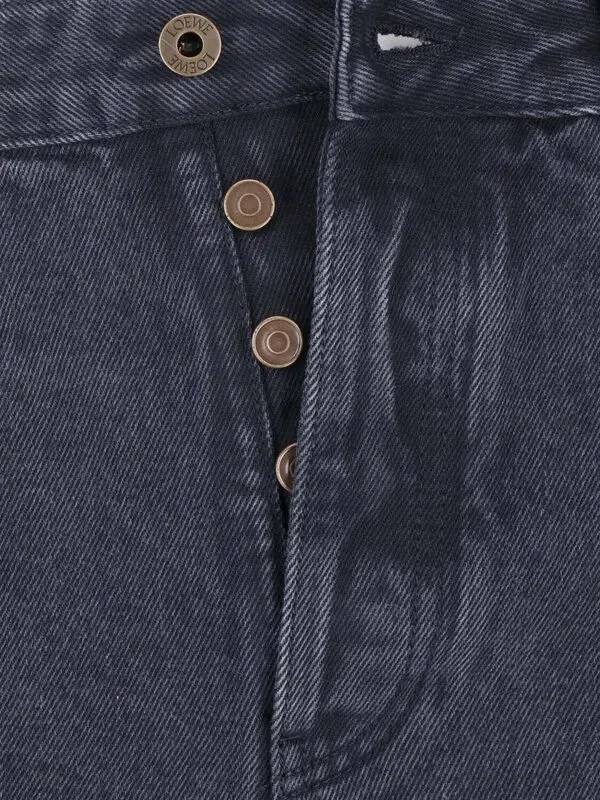 Loewe Embroidered Wide-leg Jeans