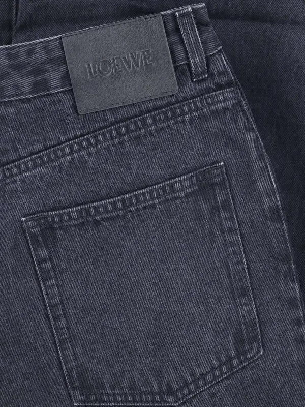Loewe Embroidered Wide-leg Jeans