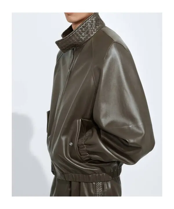Bottega Veneta Leather Blouson