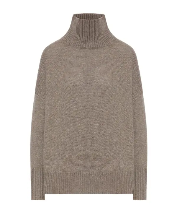 LISA YANG Heidi High Neck Knitwear - Brown