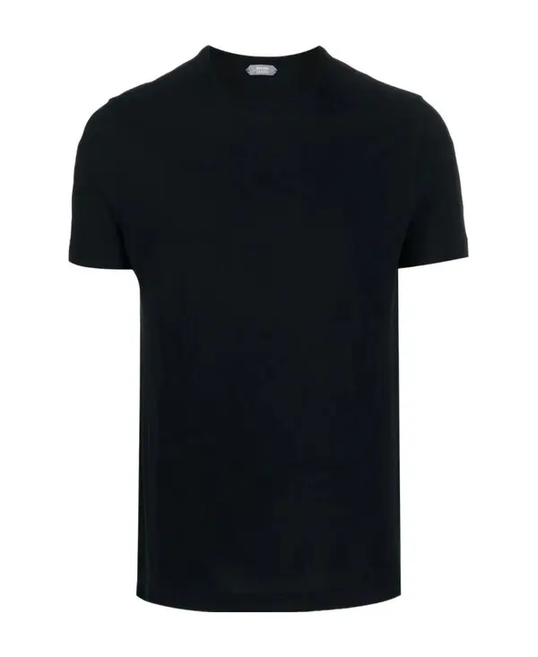 ZANONE Short-sleeved Straight-hem Crewneck T-shirt