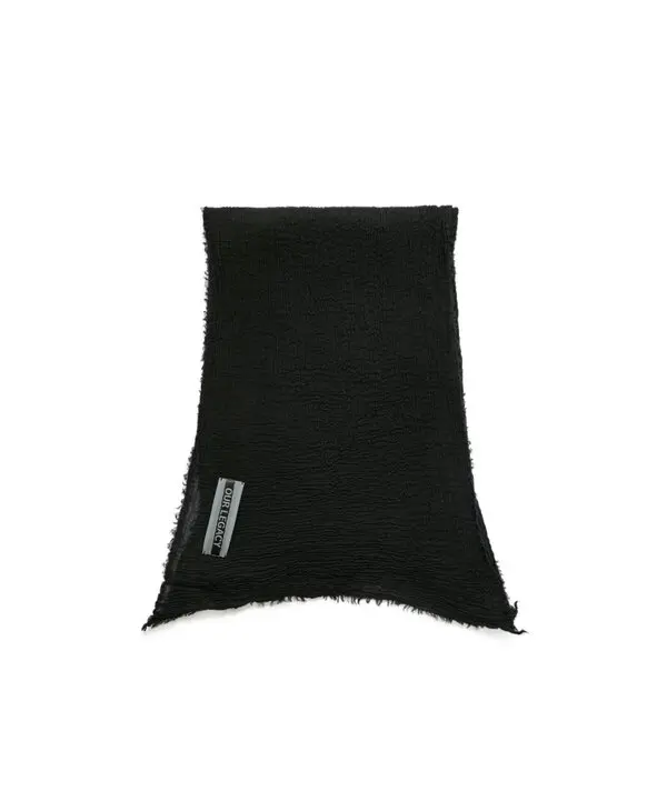 Our Legacy Cottage Crinkle Scarf - Black