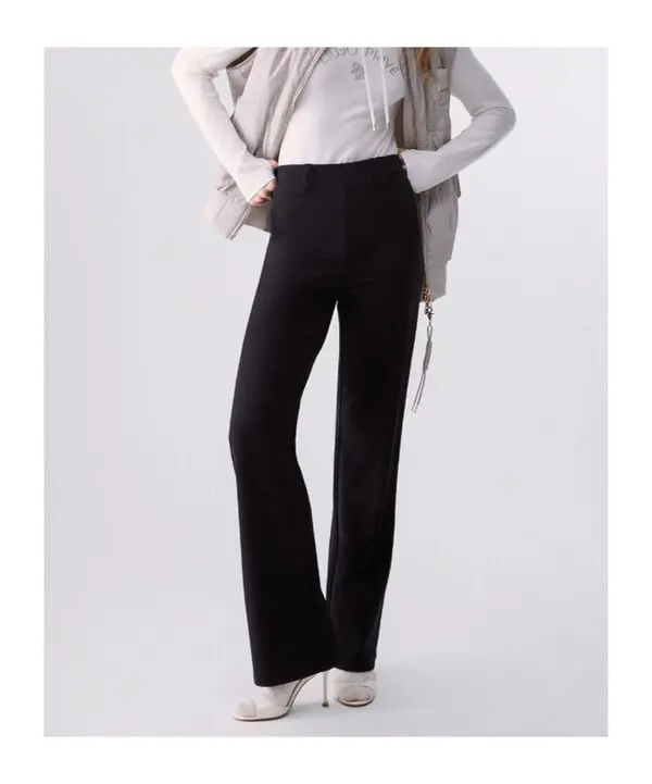 Liu Jo Wide-leg Logo Detail Pants