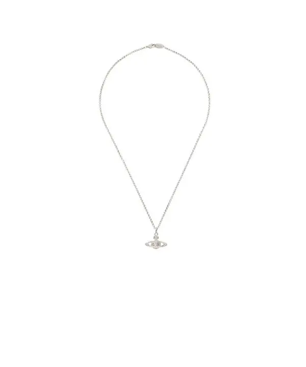 VIVIENNE WESTWOOD Mini Bas Relief Pendant Necklace - White
