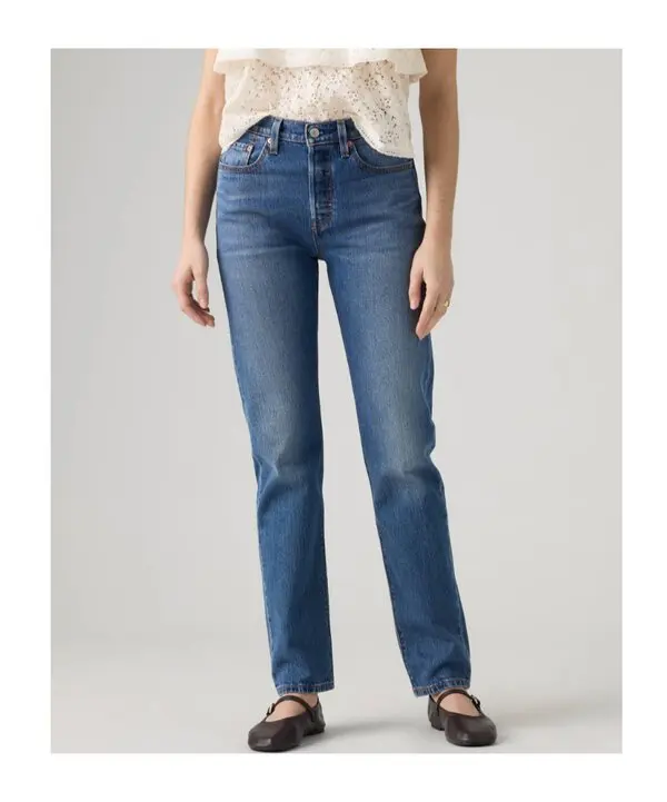 LEVI'S High-rise Straight-leg Jeans
