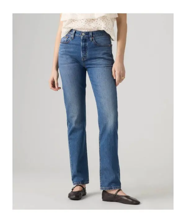 LEVI'S High-rise Straight-leg Jeans