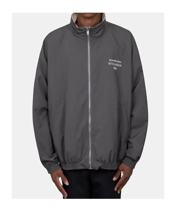 Acne Studios High Neck Zip-up Jacket - Khaki