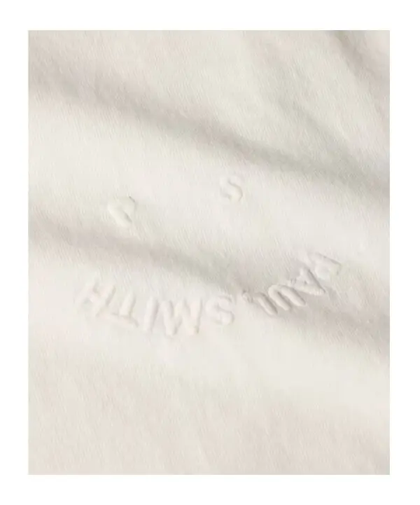 Paul Smith Blanket-stitch 'happy' T-shirt
