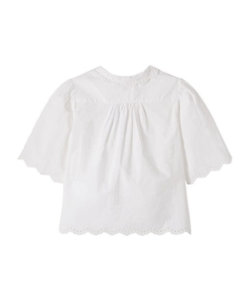 Bonpoint Lizea Broderie Anglaise Cotton Blouse