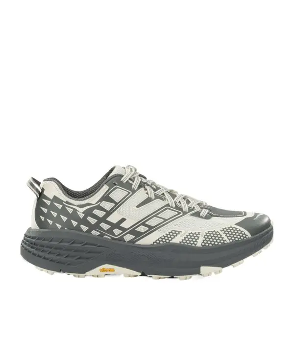 Hoka One One Speedgoat 2 Athletic Sneakers - Alabaster / Outer Orbit