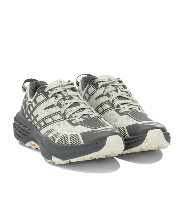 Hoka One One Speedgoat 2 Athletic Sneakers - Alabaster / Outer Orbit