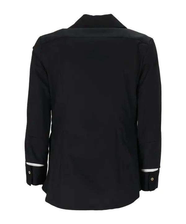 Elisabetta Franchi Stretch Shirt With Gold-tone Hardware