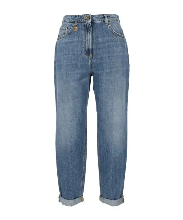 Elisabetta Franchi Belt Loop Jeans