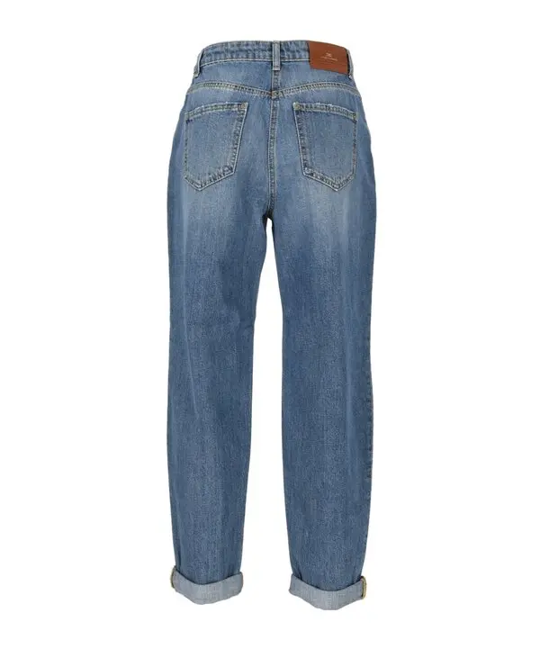Elisabetta Franchi Belt Loop Jeans