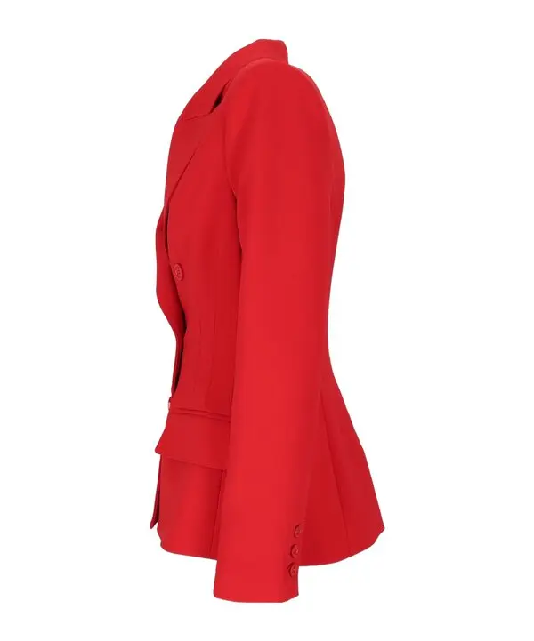 Elisabetta Franchi Fitted Double-breasted Blazer