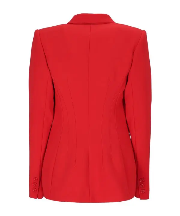 Elisabetta Franchi Fitted Double-breasted Blazer