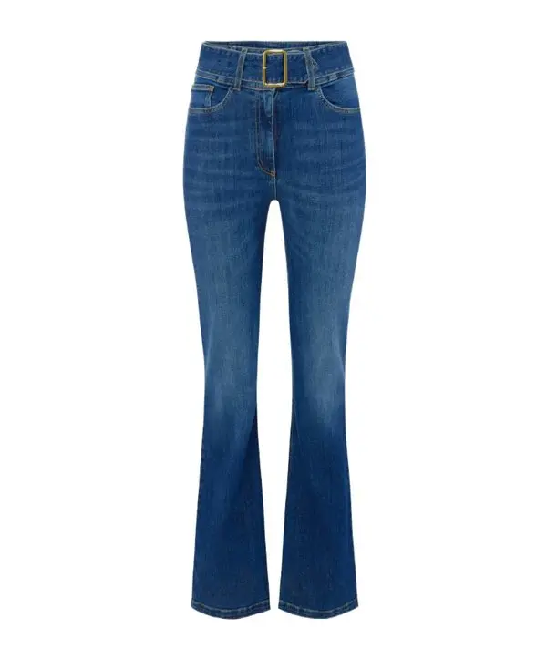 Elisabetta Franchi Flared Jeans - Denim Blue