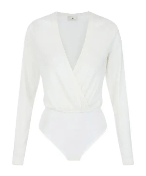 Elisabetta Franchi Ribbed Knit Bodysuit