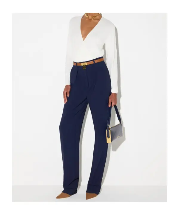 Elisabetta Franchi Ribbed Knit Bodysuit